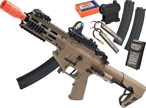 Evike Go Airsoft Starter Package - King Arms PDW Metal Handguard SBR ...