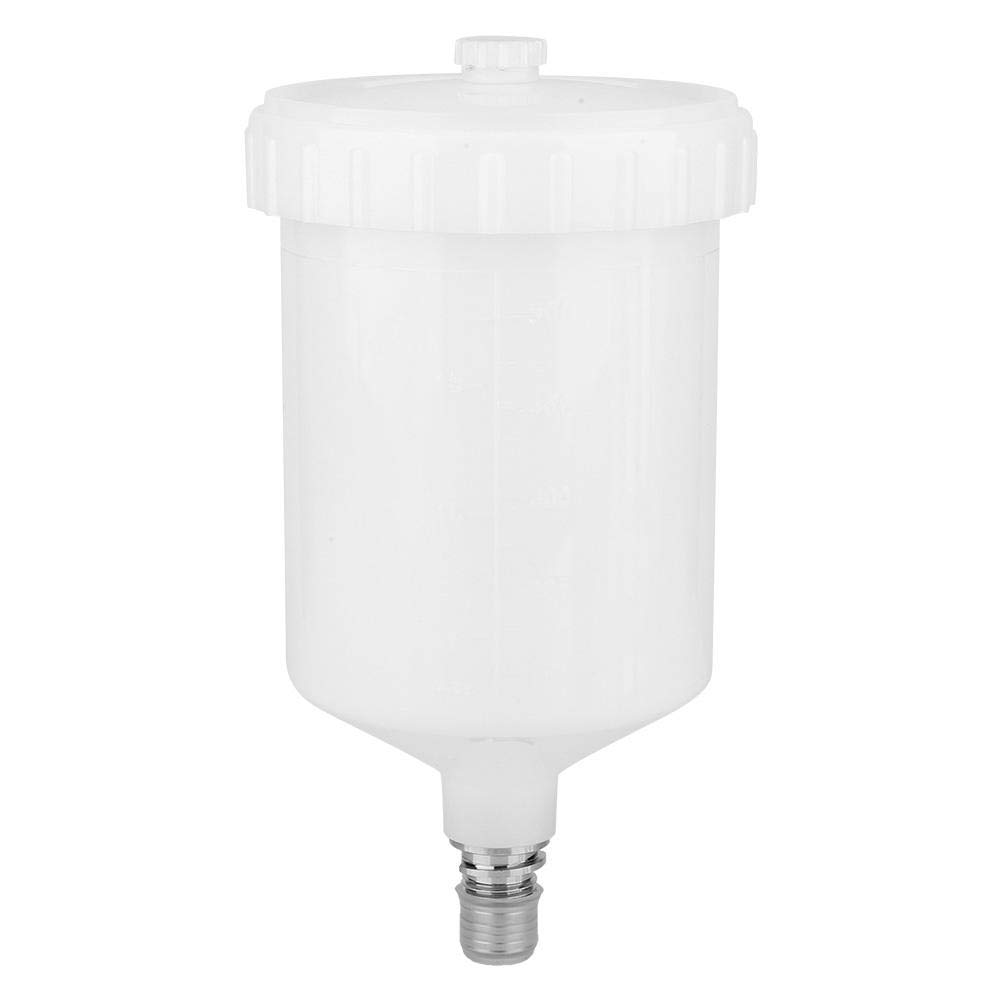 600mL Spray Gun Pot Large Capacity Plastic Paint Spray Gun Pot Air ...
