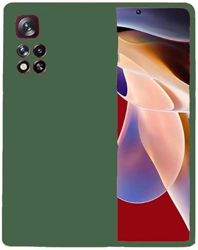 (Xiaomi Redmi Note 11 Pro 5G) Shockproof Silicone Back Cover Case with ...