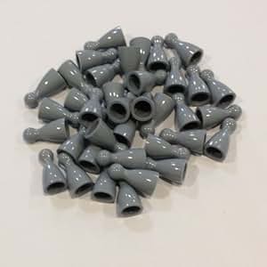 Amazon.com: Plastic Pawns: Set of 36 Grey Color Board Game Playing ...
