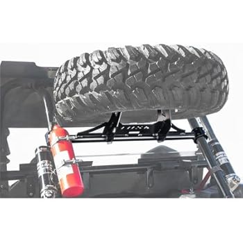 Amazon.com: Tusk UTV Heavy Duty Spare Tire Carrier - POLARIS RZR 900 S ...