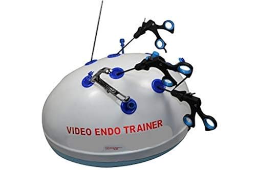 Laparoscopic Endo Trainer Simulator Training Practice Box All Forceps ...