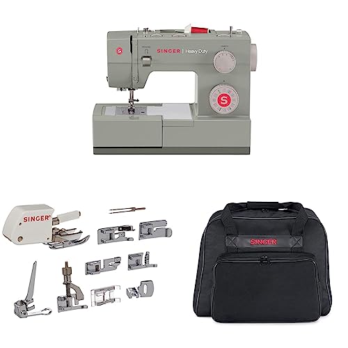 SINGER | Heavy Duty 4452 Sewing Machine, Gray & Sewing Machine ...