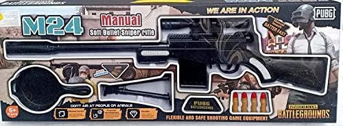 Other M24 gun with scope and soft bullet sniper rifle and pubg pan toy ...