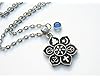 Amazon.com: Personalized Coexist Necklace, Birthstone Lotus Flower ...