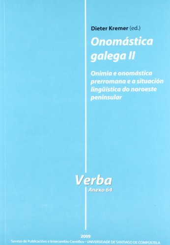 Va/64-Onomastica Galega II Onimia E Onomastica Romana E a Situación ...