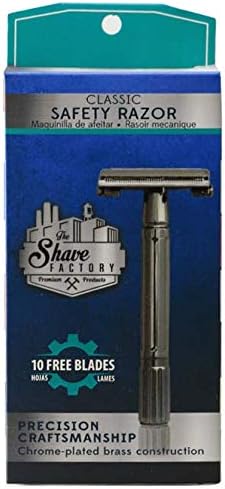 The Shave Factory Premium Shaving Set with Omega Shaving Brush, Bloc ...