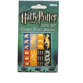 Amazon.com: Harry Potter: House of Hogwarts Wall Scroll 22" x 32": Home ...