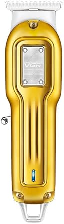 VGR V-919 Professional Cord & Cordless Rechargeable T-Blade Hair Trimmer for Men with 100 min ...