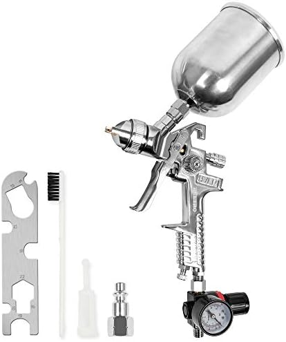 BEETRO HVLP Gravity Feed Air Spray Gun 20oz/600ml Capacity 5-10CFM 1 ...