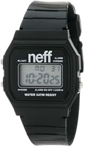 Amazon.com: Neff Men's F11704-Black Old School Flava Black Watch: Neff ...