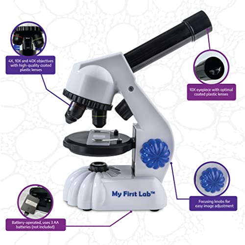 My First Lab’s MFL-20 Mini Microscope for Kids 5-7 - Entry Level STEM ...