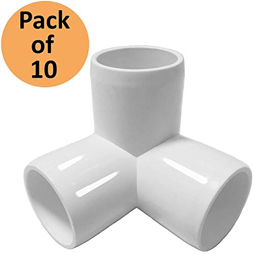 SELLERS360 3Way 1 inch PVC Fitting Elbow - Build Heavy Duty PVC ...