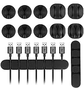 Amazon.com: Shintop Cable Clips, Desk Cable Drop, Desk Wire Clips for ...