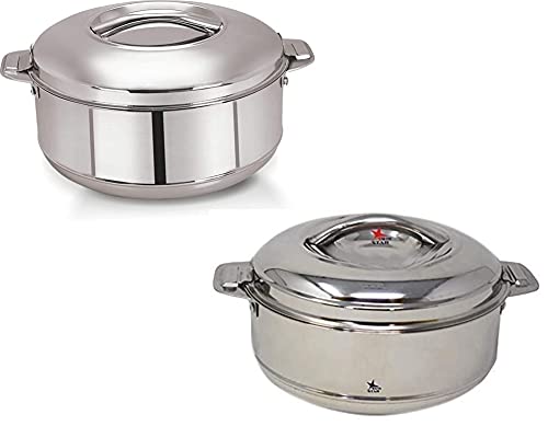 Buy Chapati Container/hot case in Stainless Steel : 2000 Ml & 4000 Ml ...
