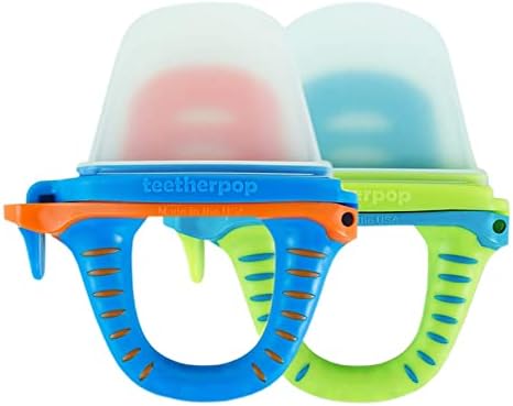 teetherpop No Mess Frozen Baby Teethers, Fill w/Breastmilk, Purees ...