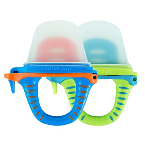 teetherpop No Mess Frozen Baby Teethers, Fill w/Breastmilk, Purees ...