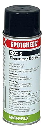 Magnaflux 01-5750-35 Spotcheck SKC-S Cleaner/Remover, 1 gal Can, Clear ...