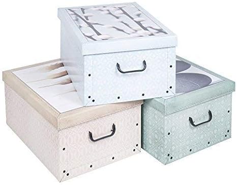 Easygift Products 3 Underbed Collapsible Cardboard Storage Boxes ...
