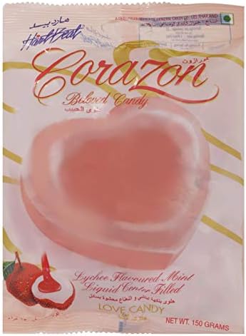 Hartbeat Corazon Lychee Candy, 150 g price in UAE | Amazon UAE ...