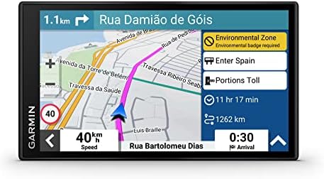 Garmin DriveSmart 66 MT-S 6 Inch Sat Nav with Amazon Alexa, Map Updates ...