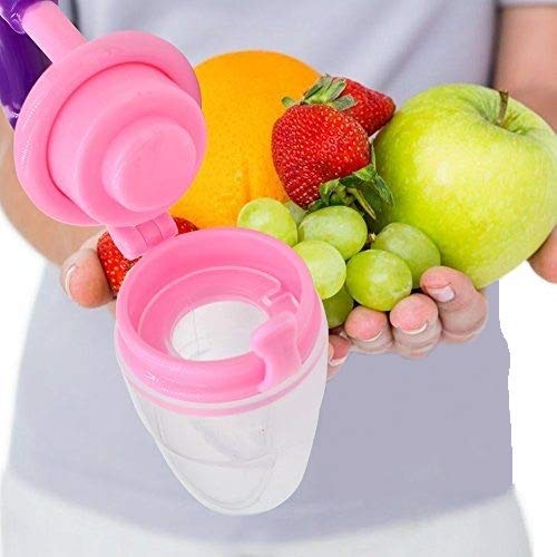 Gedebey Baby Food Feeder, Pacifier Fruit- Fresh Silicone Bottle Squeeze ...