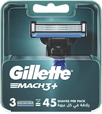 Gillette mach3+ blade refills x3 price in Saudi Arabia | Amazon Saudi ...