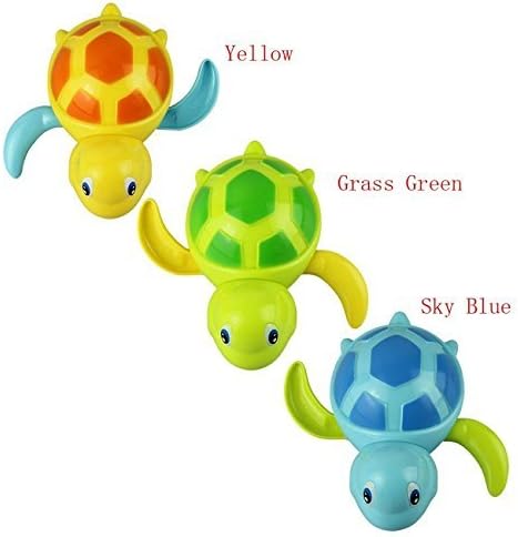 Amazon.com: D'Design Set of 3 Baby Bathtub Wind up Turtle Toys Fun ...