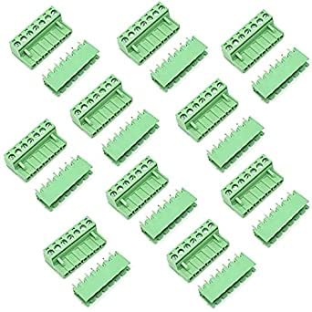 Mua LuoQiuFa10 Set 7-Pin 5.08mm Pitch Male Female PCB Screw Terminal Block trên Amazon Mỹ chính ...