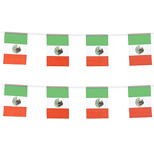 KalaBear Mexico Flags,Mexican National Country World Pennant String ...