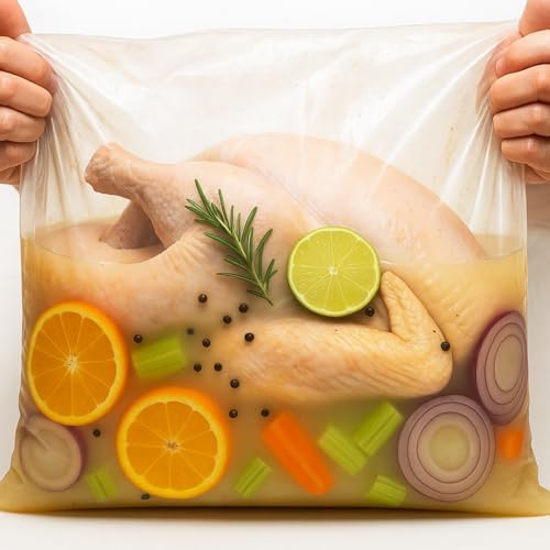LemonRoad 30 Pcs Turkey Brining Bags 20x30" 4 Mil Food Grade 5 Gallon ...