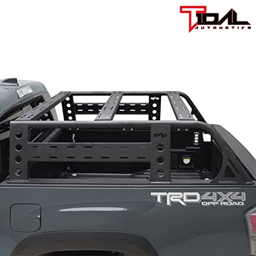 Tidal Tacoma Bed Rack Mount Cargo Carrier High Cargo Carrier Compatible ...