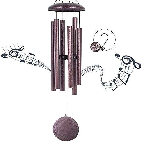 ASTARIN Wind Chimes Deep Tone, 36 Inch Large Metal Wind Chimes Outdoor ...