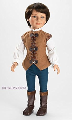 Prince Stephan - 18" Boy Doll in Medieval Renaissance Outfit and Boots ...