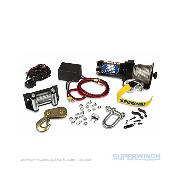 Superwinch 1120210 LT2000 12V DC Electric Winch 2,000lb/907kg Single ...