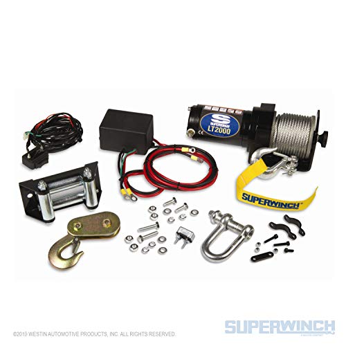 Superwinch 1120210 LT2000 12V DC Electric Winch 2,000lb/907kg Single ...