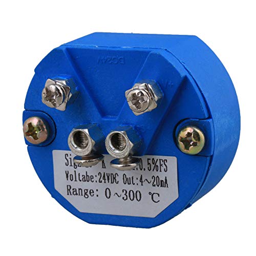 Bstinay DC 24V RTD K Type Thermocouple Temperature Sensor Transmitter 0 ...