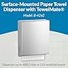 Bobrick Surface-Mounted Paper Towel Dispenser with TowelMate Satin ...