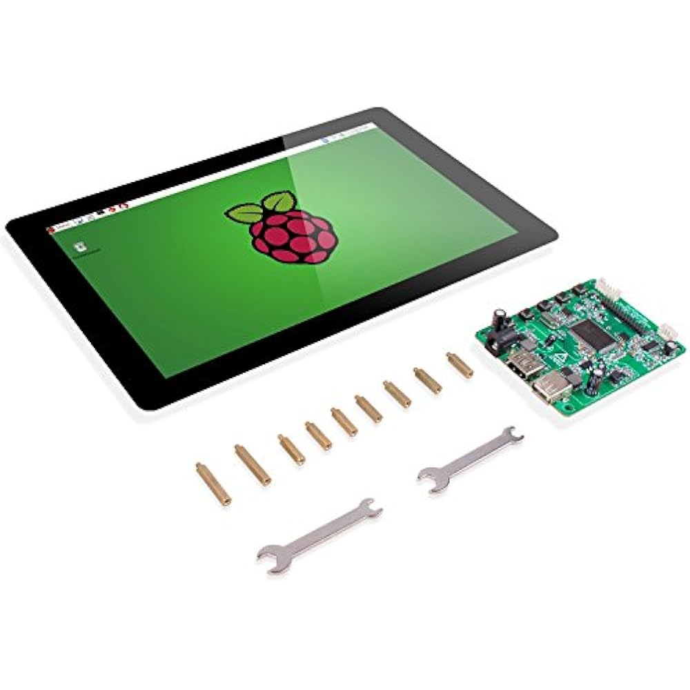 Raspberry Pi 10 Inch Touch Screen - 10.1" HDMI 1280x800 IPS LCD ...