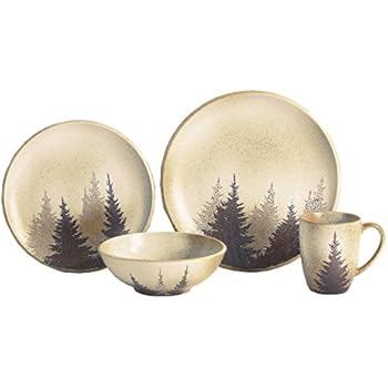 Amazon.com: Misty Forest Dinnerware Set by Bob Metropulos: Kitchen & Dining
