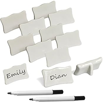 Amazon.com: CLASSIC PORCELAIN PLACE CARDS - SET OF 6: Home & Kitchen