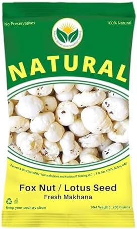 Natural Fresh Fox Nut (Phool Makhana/Lotus Seed) 250g price in UAE ...