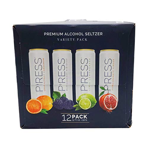 Press, Seltzer Hard Variety, 12pk, 12 Fl Oz Cans in Kuwait | Whizz Malt ...