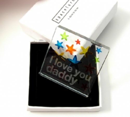Spaceform Collectable Glass Token – I Love You Daddy – BigaMart