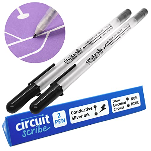 Circuit Scribe Non-Toxic Conductive Ink Pen for Kids Circuit Building ...