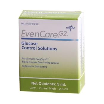 Amazon.com: EvenCare G2 Glucose Meter Hi/Lo Control Solution - 1 Box ...