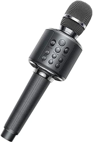 Karaoke Microphone, GOODaaa Wireless Bluetooth Karaoke Microphone, 4-in ...