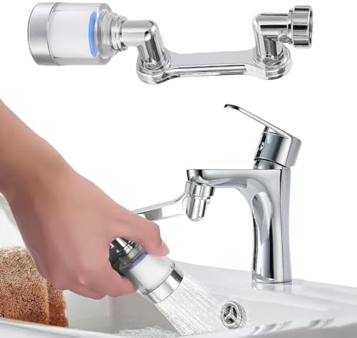hanso Degree Rotatable Water Pipe Head, 720-Degree Rotary Water Faucet ...