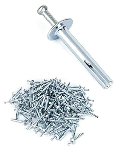QWORK Hammer Drive Nails in Anchor, 1/4" x 1-1/2", (100 per Box) in ...