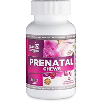 Amazon.com: Bellybar Chewable Prenatal Vitamins, Mixed Fruit Flavor, 60 ...